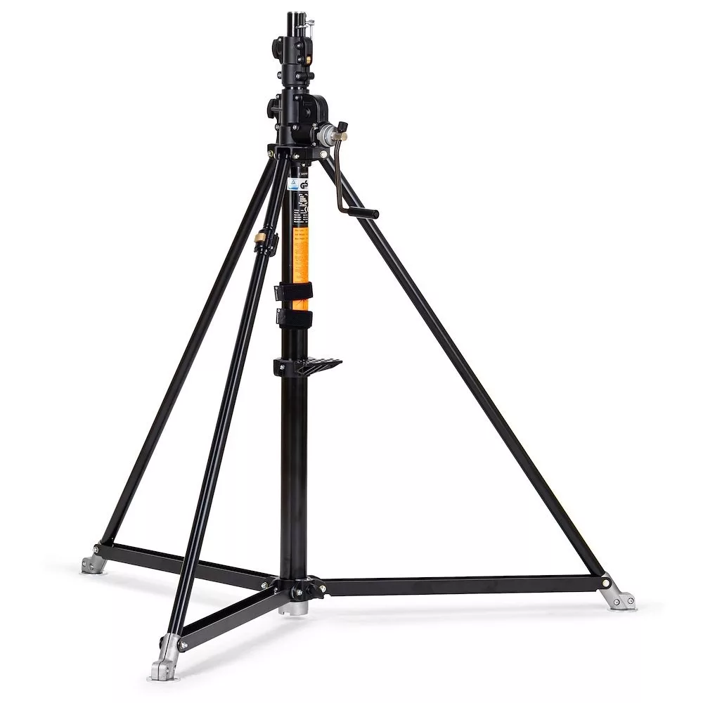 Manfrotto Super wind up állvány, acél, fekete (387XBU) 80242